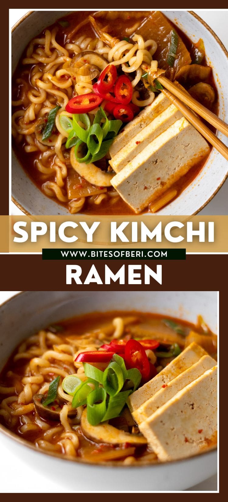 Kimchi Ramen - Bites of Beri