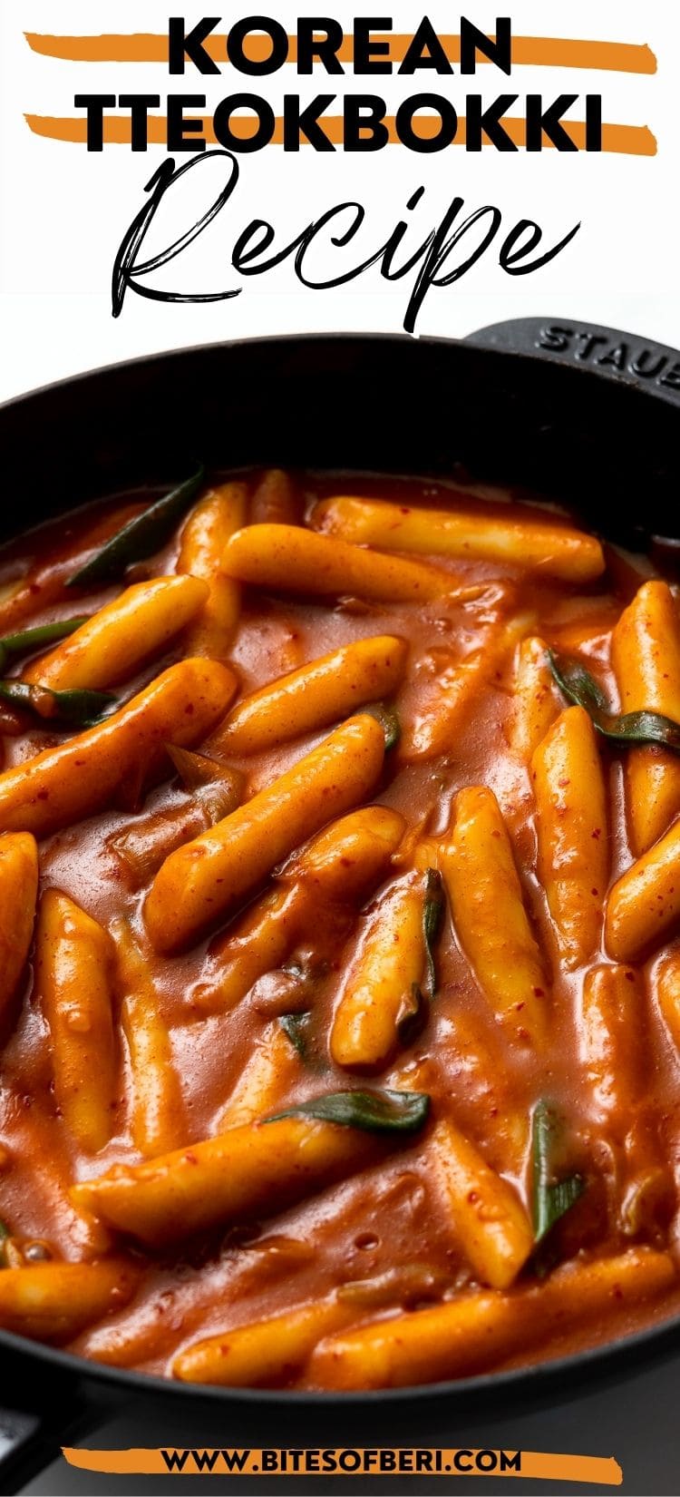 Tteokbokki (Spicy Korean Rice Cakes) - Bites of Beri