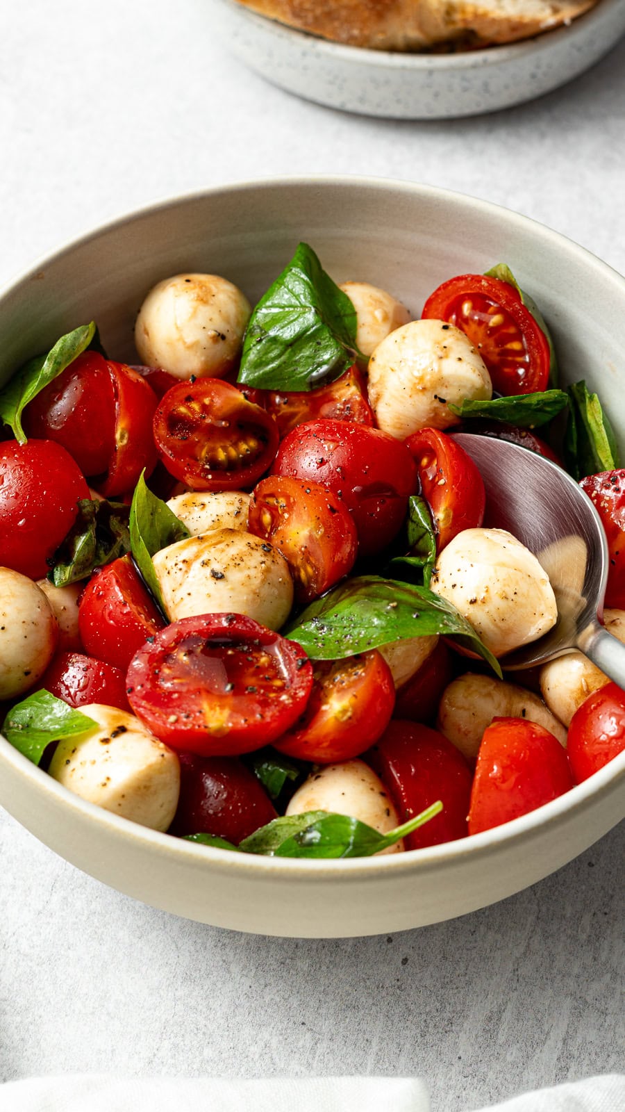 Cherry Tomato Caprese Salad - Bites of Beri